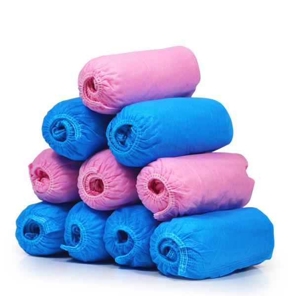 Quality Eco-Friendly Disposable Blue Plastic Shoe Cover Degradable PP Material 100/pc for sale