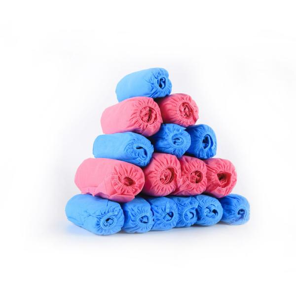 Quality Eco-Friendly Disposable Blue Plastic Shoe Cover Degradable PP Material 100/pc for sale