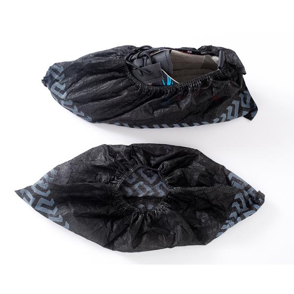 Quality Disposable Shoe Covers Shoes Safety Cover Nonwoven Shoe Cover Black for sale