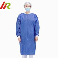 Quality Non Woven Lab Coats Wholesale Laboratory Gowns Doctor Waterproof Disposable Lab for sale