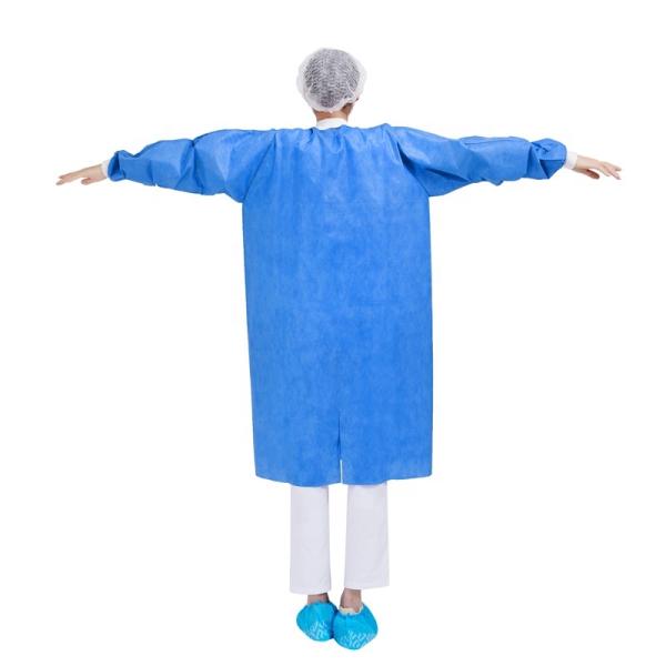 Quality Lab Coat Nonwoven PP SMS Doctor Labcoats Nursing Scrubs Nurse Uniform Customized for sale