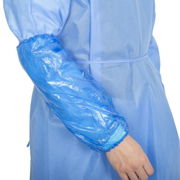 Quality Disposable Sleeve Covers Pe Sleeve Cover 3g Blue Personal Manga Plastic Cubre Brazos for sale