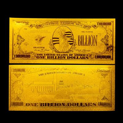 中国 装飾のために純粋な 1 つの Billian 米国の金のドル札の銀行券の金ぱく 999.9 販売のため