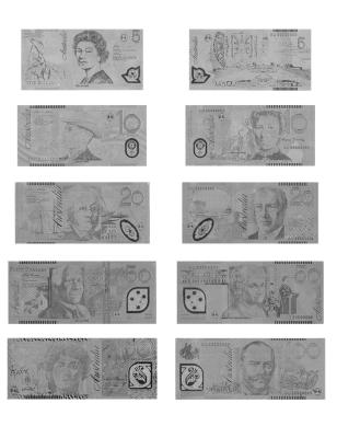 China Grupo completo australiano NOVO de 5 cédulas DE PRATA da nota $100 $50 $20 $10 $5 à venda