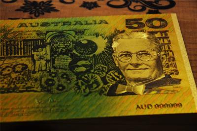 中国 価値収集できる古い AUD 50 ドルの銀行券、特別な結婚式の装飾 販売のため