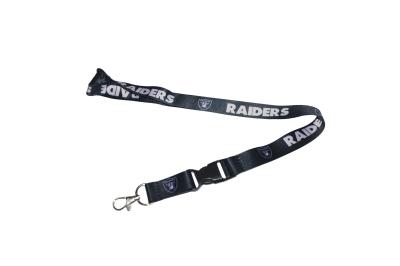 China Sublimation Oakland Raiders Reversible nfl Lanyard With Ticket Holder Promotional Gifts for sale