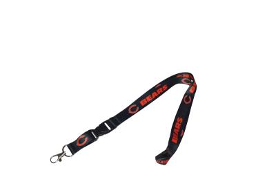 China Heart Transfer Printing NFL Chicago Bears Ribbon Lanyard in Stock For Sport Fans for sale