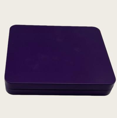 China 125*105*21mm Square Tin Box Packaging Offset Printing For Cigars Gift for sale