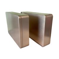 China 300* 200*60mm Empty Rectangular Tin Containers Tinplate Cans Square Metal Cookie Jar for sale