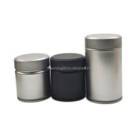 China Matcha Tea Tin Cans Metal Product Introduction for sale