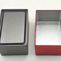 China Custom Printing Tea Tin Packaging Box Tinplate Rectangular Storage Tins for sale