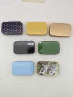 China Rectangular Hinged Tin Box Plated Metal Container For Small Craft Perfume Tinplate for sale