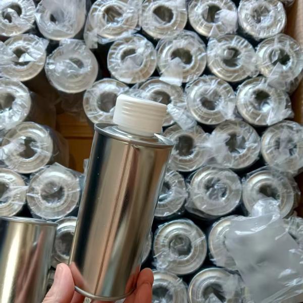 Quality Airtight 500ml-3L Oil Tin Cans Empty Square Rectangular For Edible Oil for sale