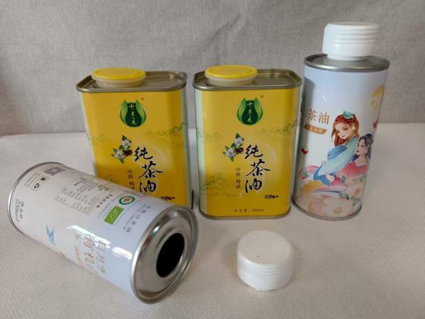 Quality Airtight 500ml-3L Oil Tin Cans Empty Square Rectangular For Edible Oil for sale