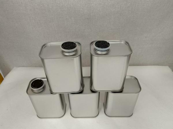 Quality Airtight 500ml-3L Oil Tin Cans Empty Square Rectangular For Edible Oil for sale