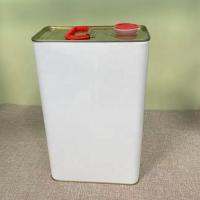 Quality 5L Silver Rectangle Tin Cans Paint Square Tinplate Cans for Chemical Coating Oil for sale