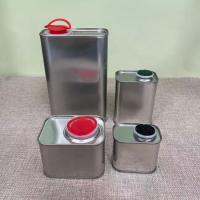 Quality 100ml Rectangle Oive Oil Tin Cans Square Tinplate for Food Oil for sale