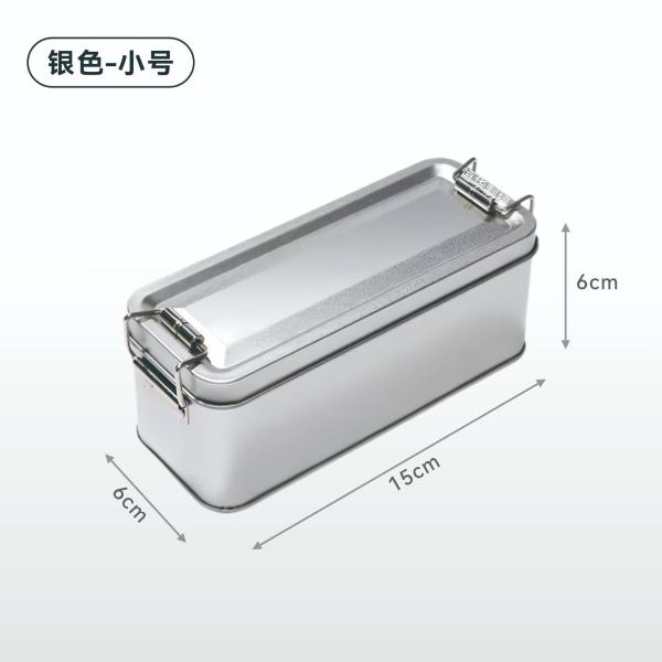 Quality Bakery Use Rectangle Tin Box Tinplate Metal for Cake Chocolate Candy Packaging for sale