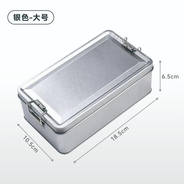 Quality Bakery Use Rectangle Tin Box Tinplate Metal for Cake Chocolate Candy Packaging for sale