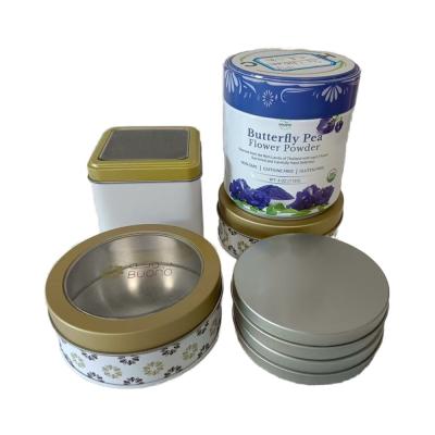 China Food Grade Gift Box Tin Cookie Tinplate 90*60Hmm Metal Packaging Bulk for sale