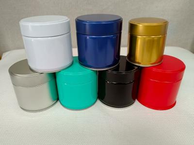 China Black White Empty Matte Gift Tinplate Packaging Box Candle Tin Jar For Candles for sale