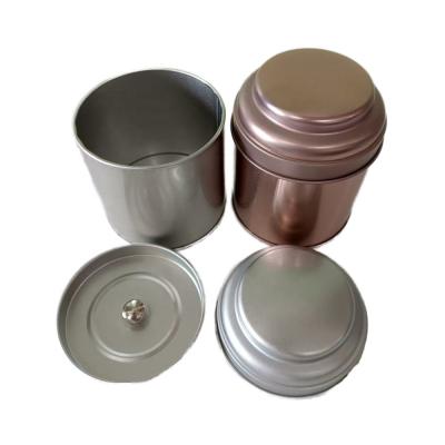 China Small Round Airtight Tea Canisters Recyclable For Coffee & Loose Tea Packaging for sale