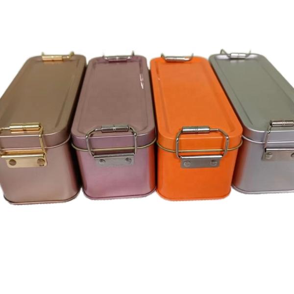 Quality 150x60x60mm Tiramisu Cake Tin Cans Metal Candy Dessert Fruit Tinplate Box for sale