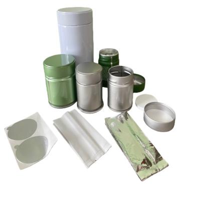 China 20g 30g 50g-100g Matcha Coffee Powder Tin Cans Foil Matte Finish Food Packaging for sale