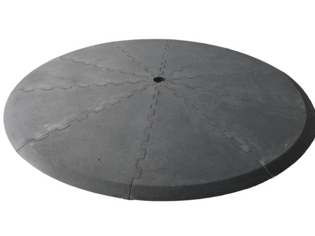 Grid Gym Mat showing interlocking design and texture