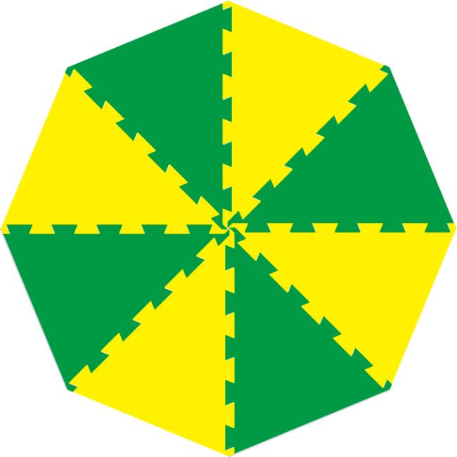 Gym mat in commercial setting