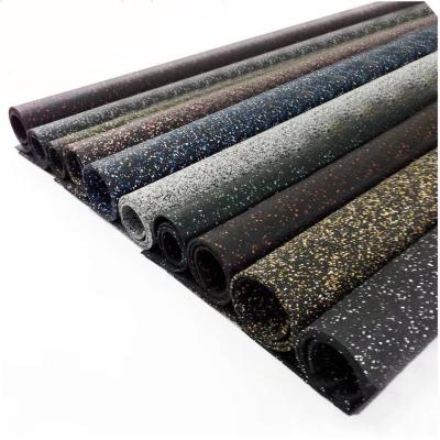China Shock Absorption Rubber Floor Rolls 1000X10mm Anti Slip Rubber Matting Roll for sale