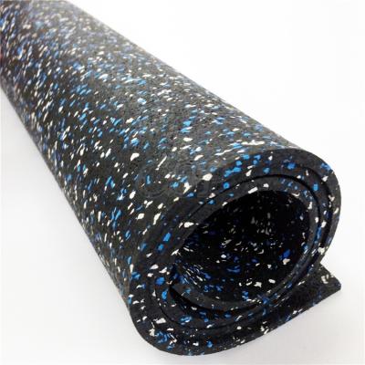 China Shock Absorption Rubber Floor Rolls 1000X10mm Anti Slip Rubber Matting Roll for sale