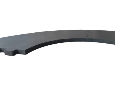 Cina 1000*600mm Matte da ginnastica di gomma nero terrazzamento Matte antiscivolo in vendita