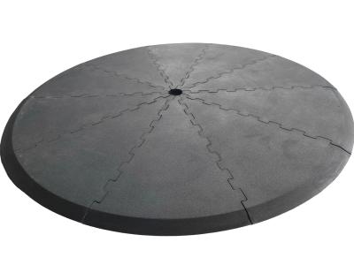 China Black Rubber Grounding Mat Anti Slip Anti Static Custom Size Rubber Mats for sale
