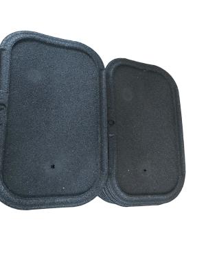 China Black Rubber Grounding Mat Anti Slip Anti Static Custom Size Rubber Mats for sale