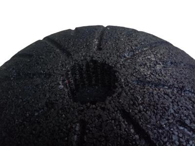 Cina Piattaforme di giardino non scivolose base di palo di gomma nero per allenamento di calcio in vendita