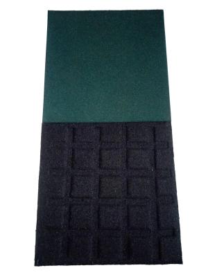 China Sound Insulation Outdoor Rubber Floor Shock Absorbing Outdoor Playground Rubber Mats Blue for sale