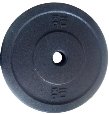 Cina Placca di gomma da palestra da 51 mm Placca di paraurti da palestra nera 10 kg Per allenamento in vendita