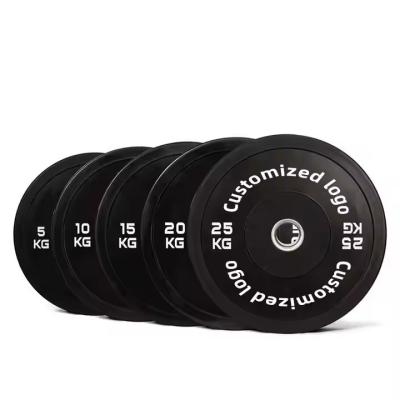 China Customized Cast Iron Weight Plates 2.5 / 5 / 10 / 25 / 35 / 45 / 55 Lb Weight Plates For Home Gym for sale