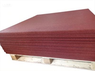 China Non-Slip Rubber Flooring for Outdoor Rubber Floor 25mm Sbr Rubber Tile for Children Playgrounds and Parks Durable and Safe Option for sale