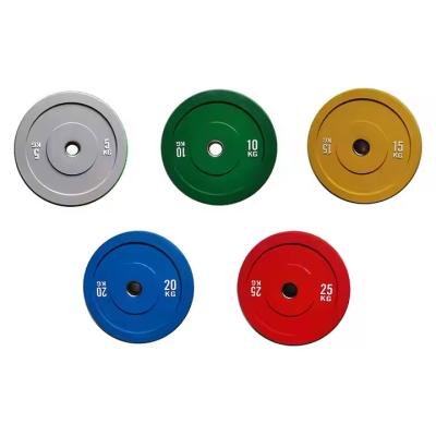 China Black Rubber Plate Weights for Strength Training and Endurance Building for sale