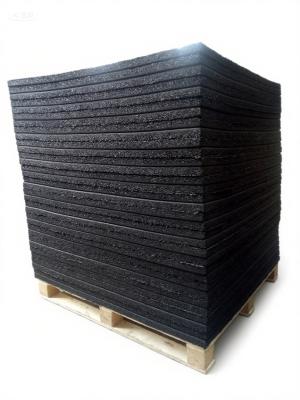 China Interlocking Design Eco-Friendly Rubber Floor Mat Gym Interlock Rubber Tile Gym Rubber Floor Mats Roll for Multi-Purpose for sale