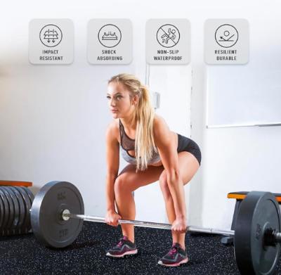 Cina Piastrelle per pavimenti di gomma per palestra in vendita