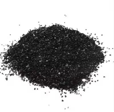 China Black SBR Rubber Mulch Granules Anti-Slip Playground Rubber Crumb for Filling Artificial Lawn for Sports Field for sale