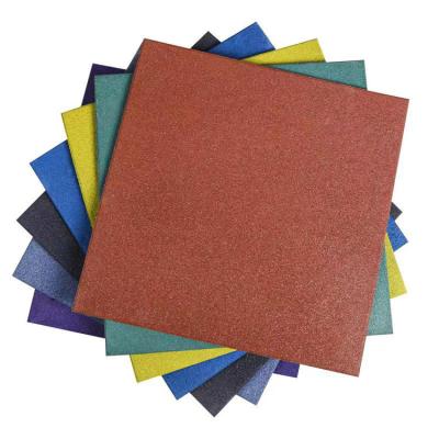China 500×500mm EPDM Rubber Flooring Tiles with -40°C to 100°C Temperature Range for Eco-Friendly Outdoor Playgrounds for sale