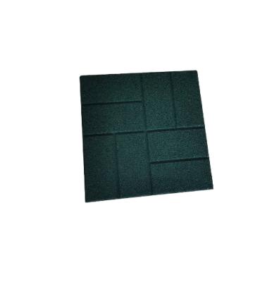 China Customizable Rubber Flooring and Rubber Gym Mat with Temperature Range -40°C to 100°C and 60-70 ShoreA Hardness in 500×500mm Size for sale