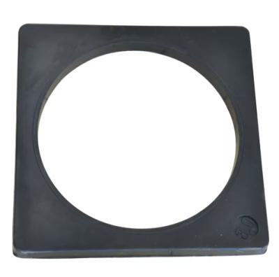 China Recycled Black Rubber Traffic Cone Weight: 60-70 Shore A Hardness, Anti-Slip & Eco-Friendly Base for sale