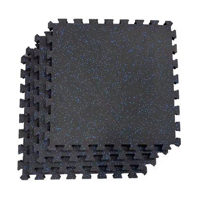 China Wear-Resistant Rubber Carpet Anti-Static Tile Composited Colorful EPDM Rubber Flooring for sale