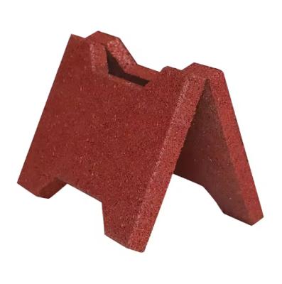 China Factory-Produced Dog Bone Shaped Outdoor Playground Rubber Tile Durable Fitness Rubber Mat For Exercise And Recreation for sale