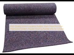 Commercial Home Use 3mm-20mm Acoustic Underlay Rubber Foam Roll Mat Sound Reduction with Shock Absorption for Gym Application